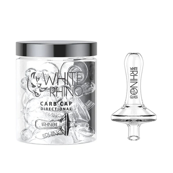 White Rhino Directional Carb Cap - 20CT Jar – Greencloud Wholesale