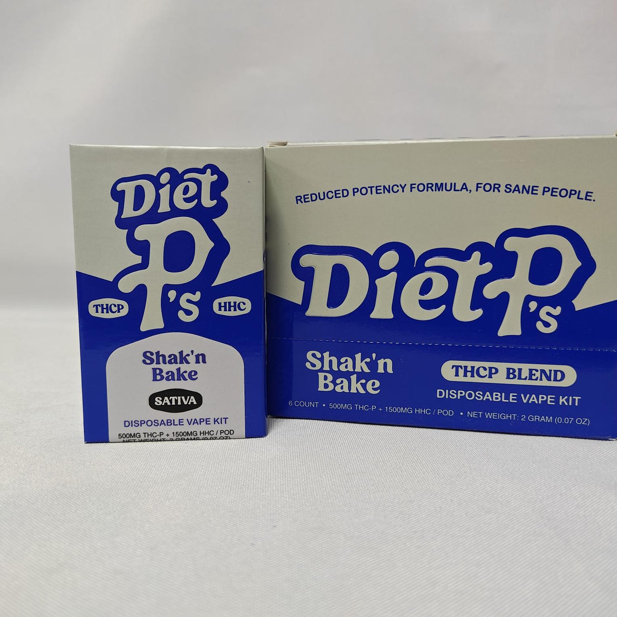 Perfectly Pure Diet P's 2g THC-P Disposable Vape Kit - 6CT Assorted Di ...