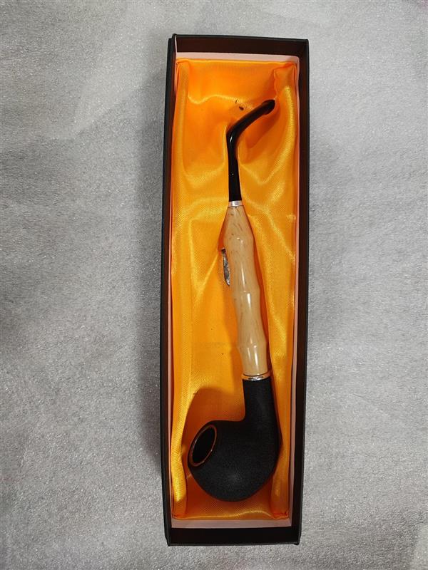 Nirvana 10" Black Wood Pipe - U-2 – Greencloud Wholesale