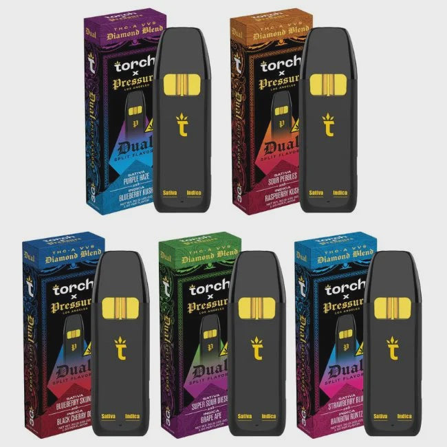 Torch X Pressure 3g THC-A VVS Diamond Blend Dual Split Flavors ...